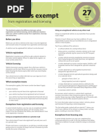 v112g Declaration of Exemption From Goods Vehicle Testing | PDF ...