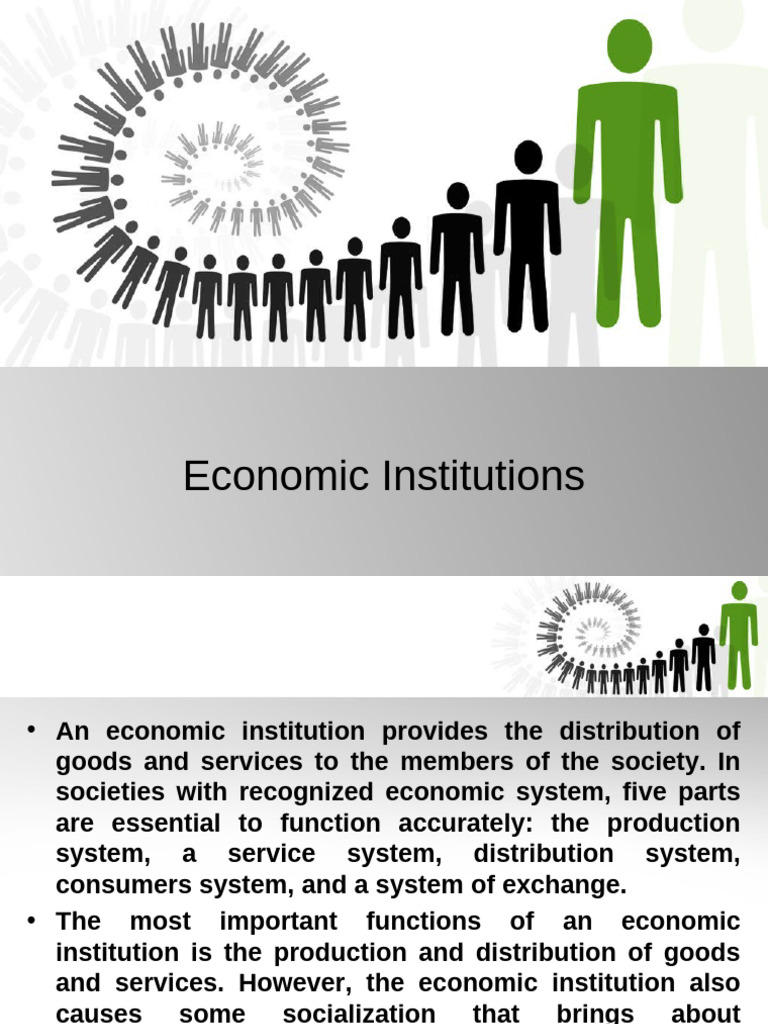 Economic Institution | PDF | Market (Economics) | Private Sector