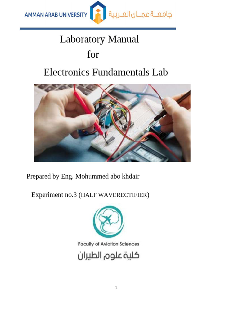 EXPER 3 Half Wave Rectifier | PDF | Rectifier | Diode