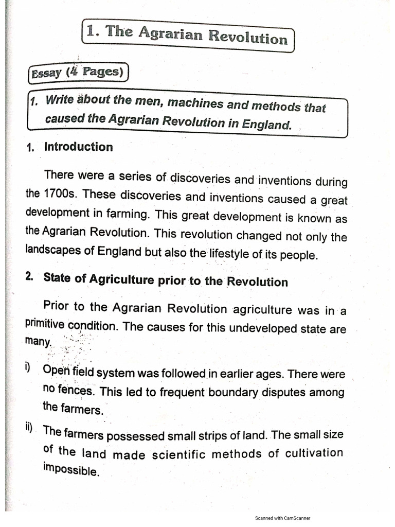 Agrarian & Industrial | PDF