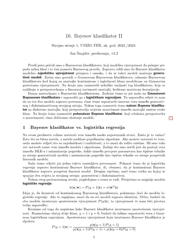 SU1 2022 P16 BayesovKlasifikator2 | PDF