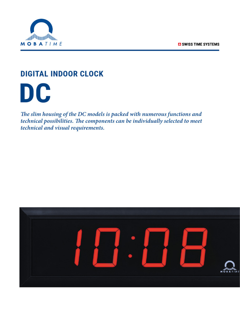 DIGITAL INDOOR CLOCK | PDF | Clock | Electrical Engineering