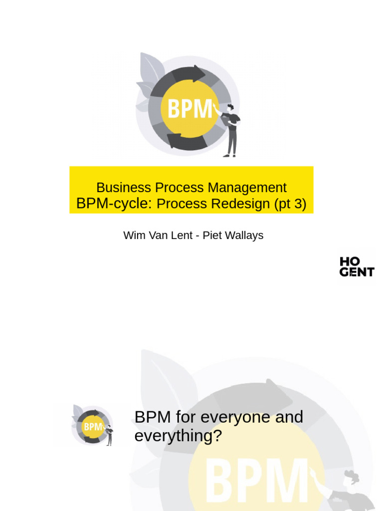 BPM 05 Redesign Part3 - Lean v2 | PDF | Lean Manufacturing | Six Sigma