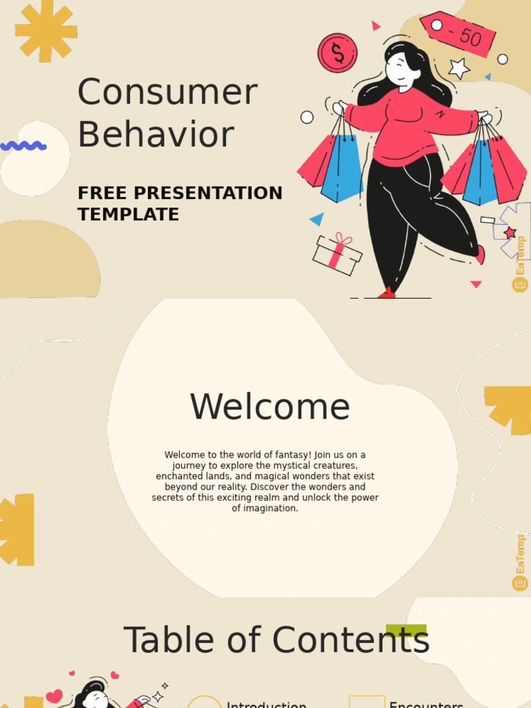 Consumer Behavior PPT Template by EaTemp | PDF | Elves | Magician (Fantasy)