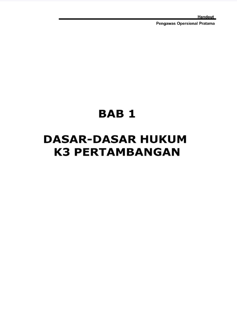 Materi POP - K3 Bab 1-5 | PDF