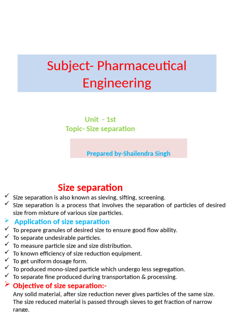 Size Separation Complete | PDF | Wire | Materials