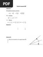 Examen de Maths 6ème EB6 2023 | PDF