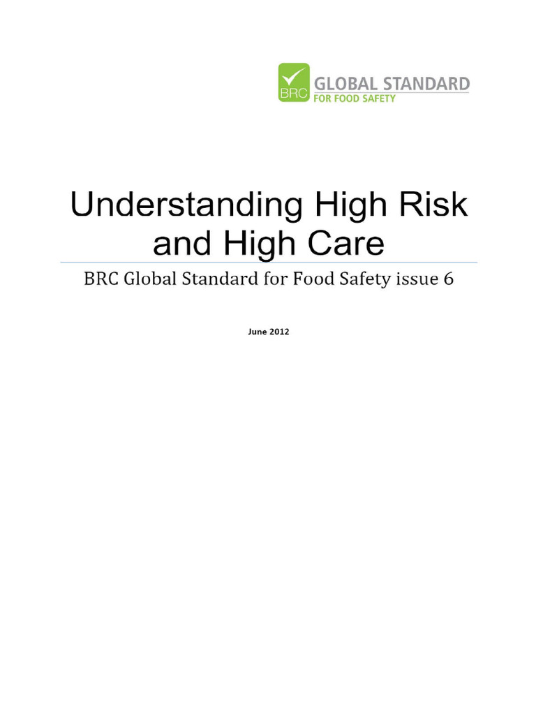 Understanding High Risk and High Care. .. | PDF