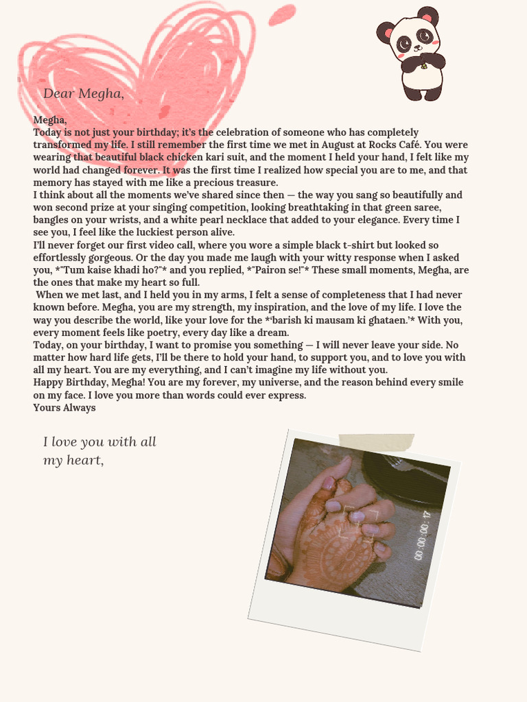 Cream Simple Photo Frame Love Letter - 20241129 - 233351 - 0000 | PDF