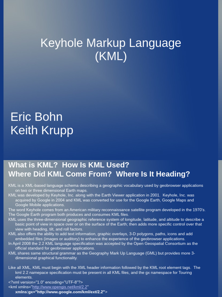 KML | PDF | Computing