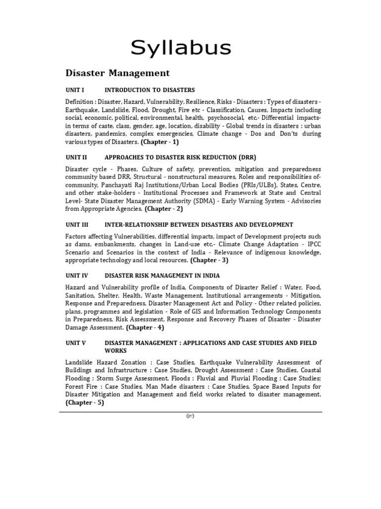 GE8071-DISASTER MANAGEMENT-561610734-disaster Management Notes | PDF ...