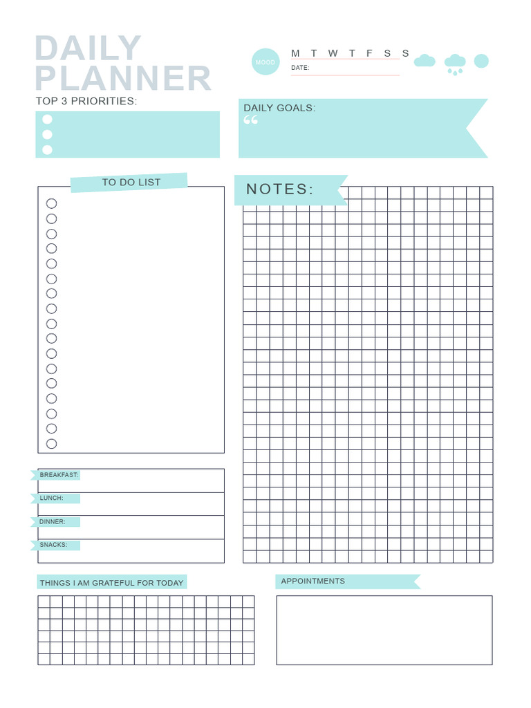 Daliy Planner 03 | PDF