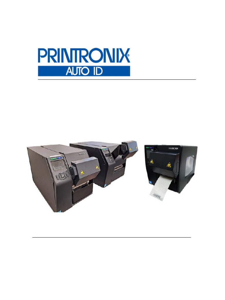 Printronix Auto ID ODV 2D User Manual | PDF | Barcode | Electromagnetic Interference
