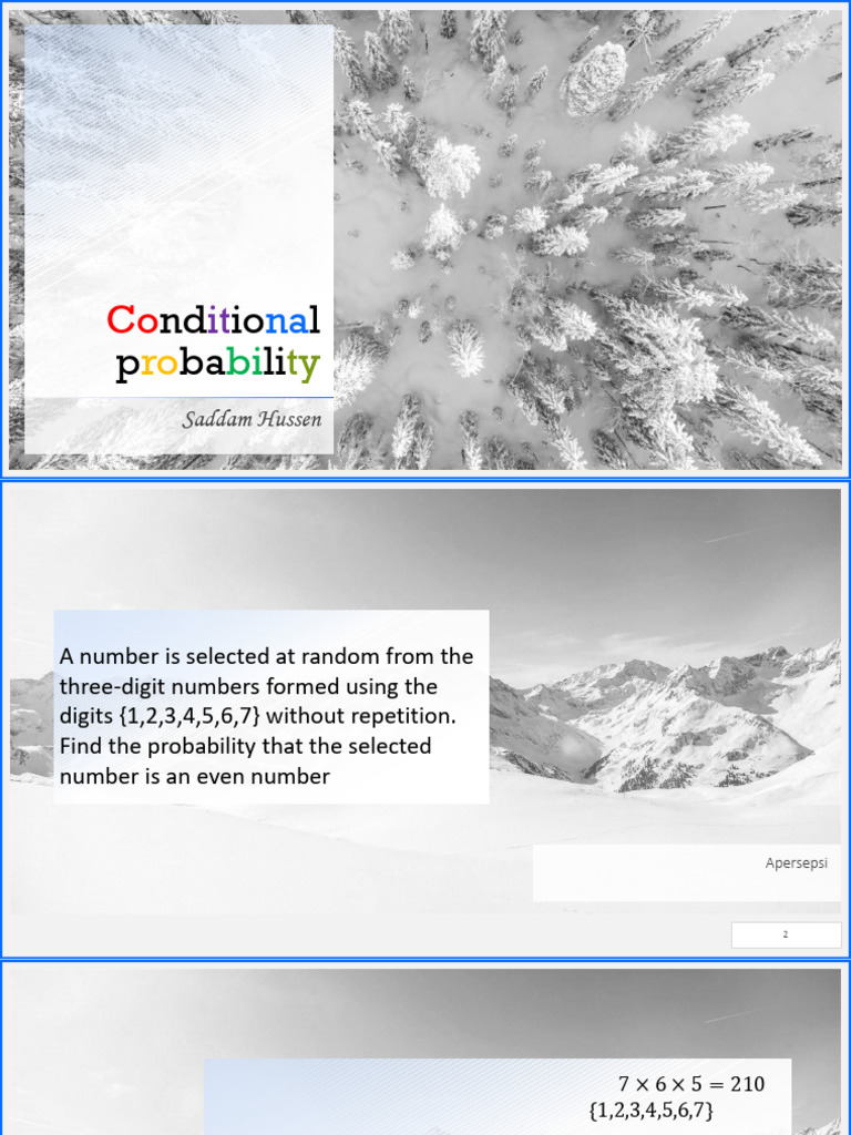 Conditional Probability Fix | PDF | Probability | Applied Mathematics