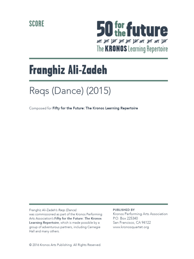 Ali-Zadeh Dance | PDF