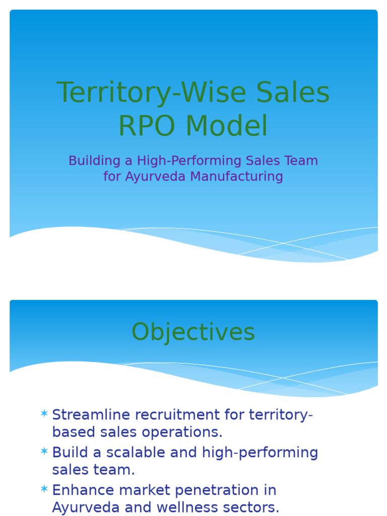 Territory Wise Sales RPO Proposal | PDF