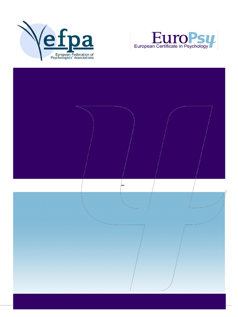 europsy_regulations_july_2023_ga_brighton_v2_0 | PDF | Psychologist ...