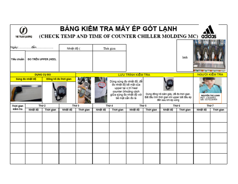 Counter Chiller Molding MC - Checklist | PDF