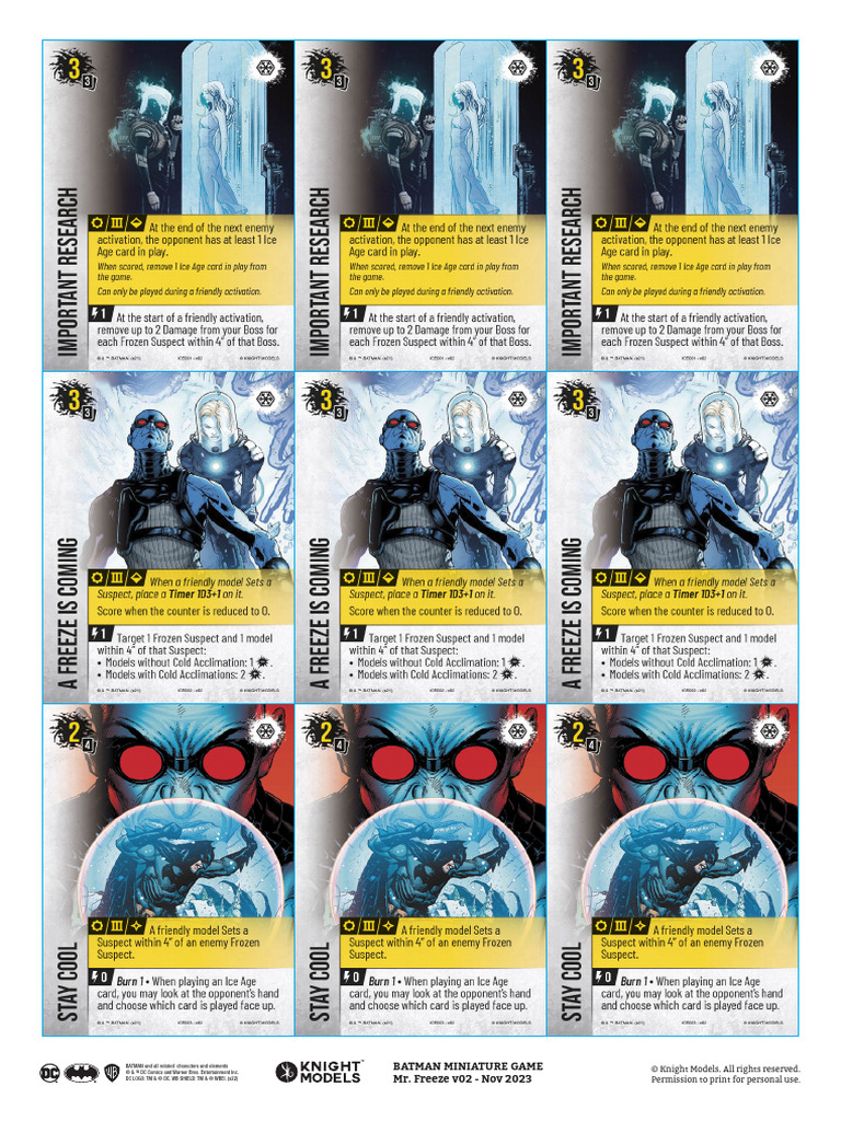 OBJECTIVE MR FREEZE v02 WEB | PDF