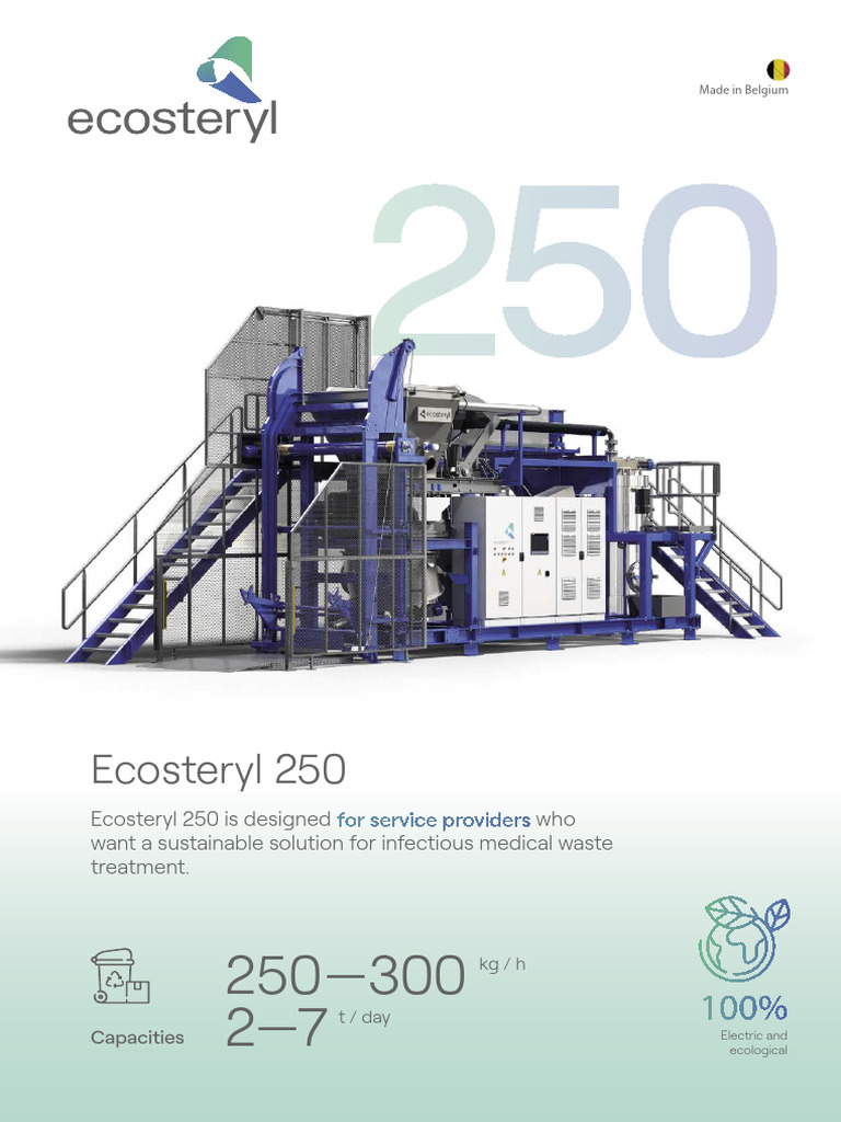 Ecosteryl 250: Eco-Friendly Medical Waste Solution | PDF