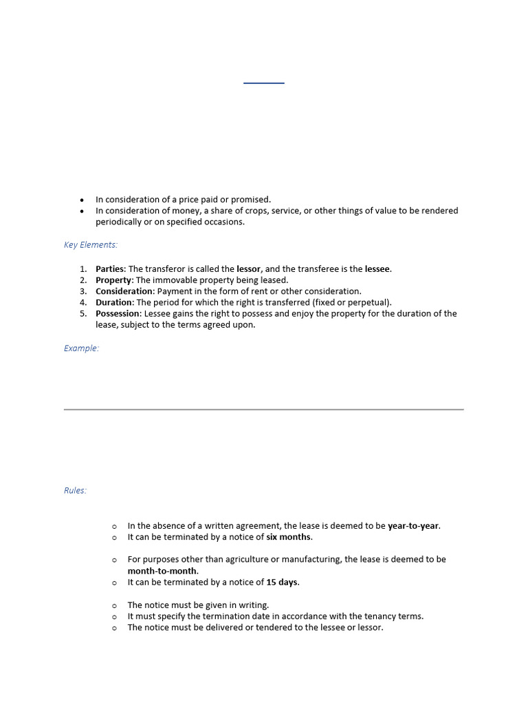 DPC-UNIT-4 | PDF | Lease | Mortgage Law