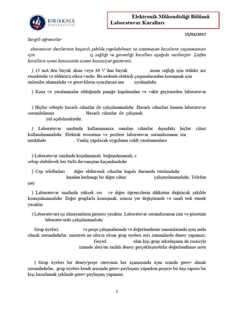 kku_eem_lab _kuralları | PDF