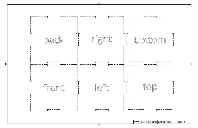 4x4 Laser Cut Box | PDF