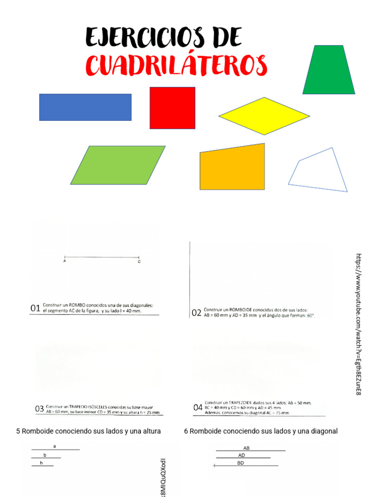 Ejs Cuadrilateros Dib Tec | PDF