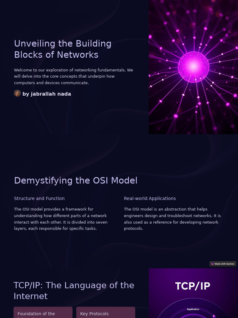 Unveiling The Building Blocks of Networks | PDF | Computer Network ...