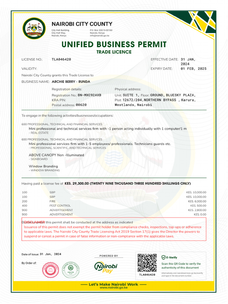 Business Permit 2024 | PDF