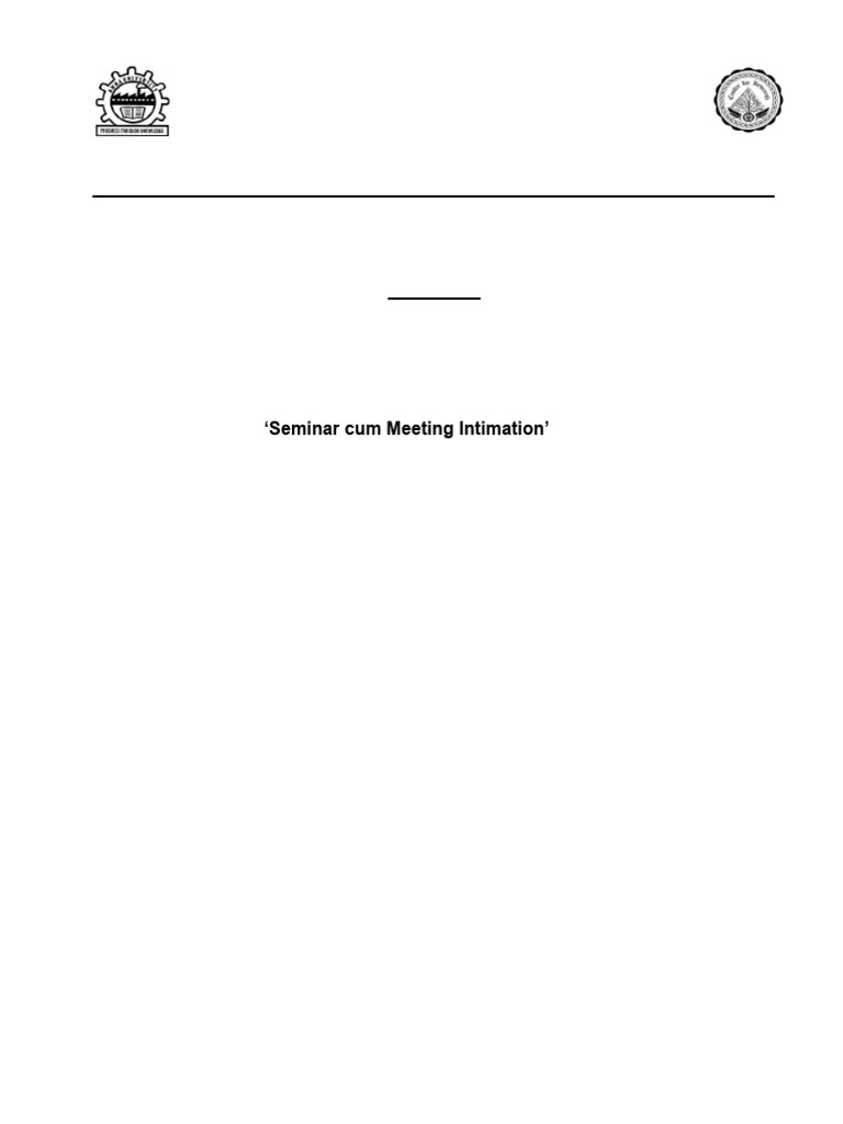 Research Seminar Meeting Guidelines | PDF