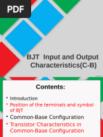 BJT Input and Output Characteristics | PDF | Bipolar Junction ...