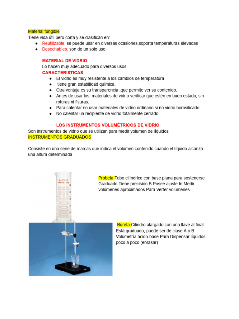 Material Fungible | PDF | Reactivo | Lentes