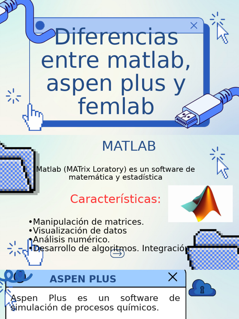 Comparativa: MATLAB, Aspen Plus y FEMLAB | PDF