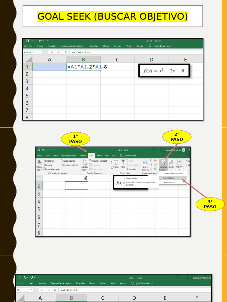 Goal Seek y Solver | PDF