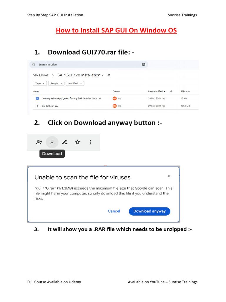 SAP GUI Setup Guide for Beginners | PDF | Graphical User Interfaces ...