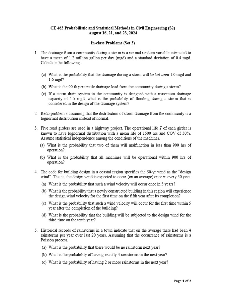 ICP-set3 | PDF | Probability Theory | Statistical Theory