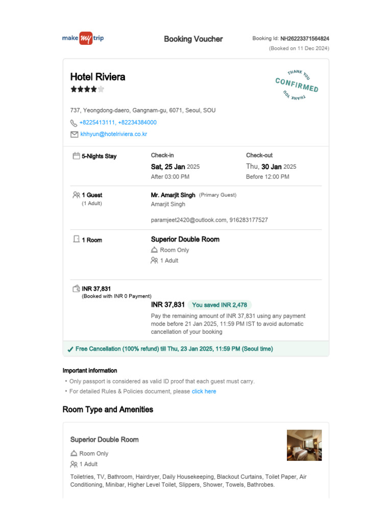 Trips Hotel DownloadETicket | PDF | Credit Card | Fee
