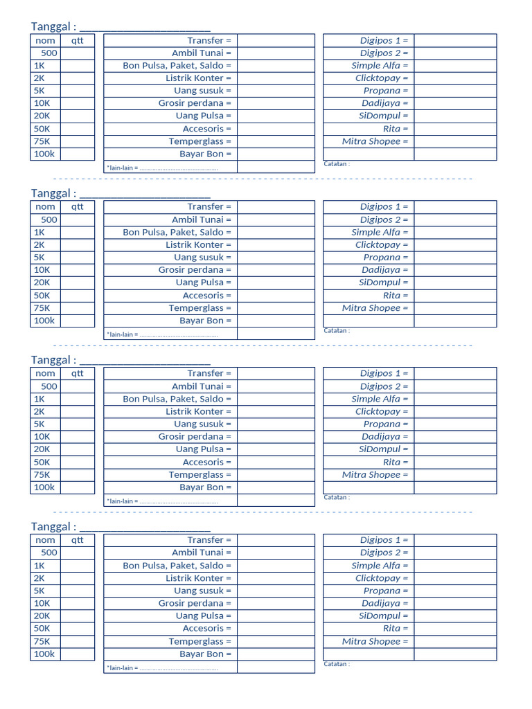 Transaction and Data Package Log | PDF