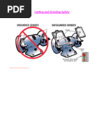 Grinder Safety and Training Guidelines | PDF | Grinding (Abrasive Cutting)