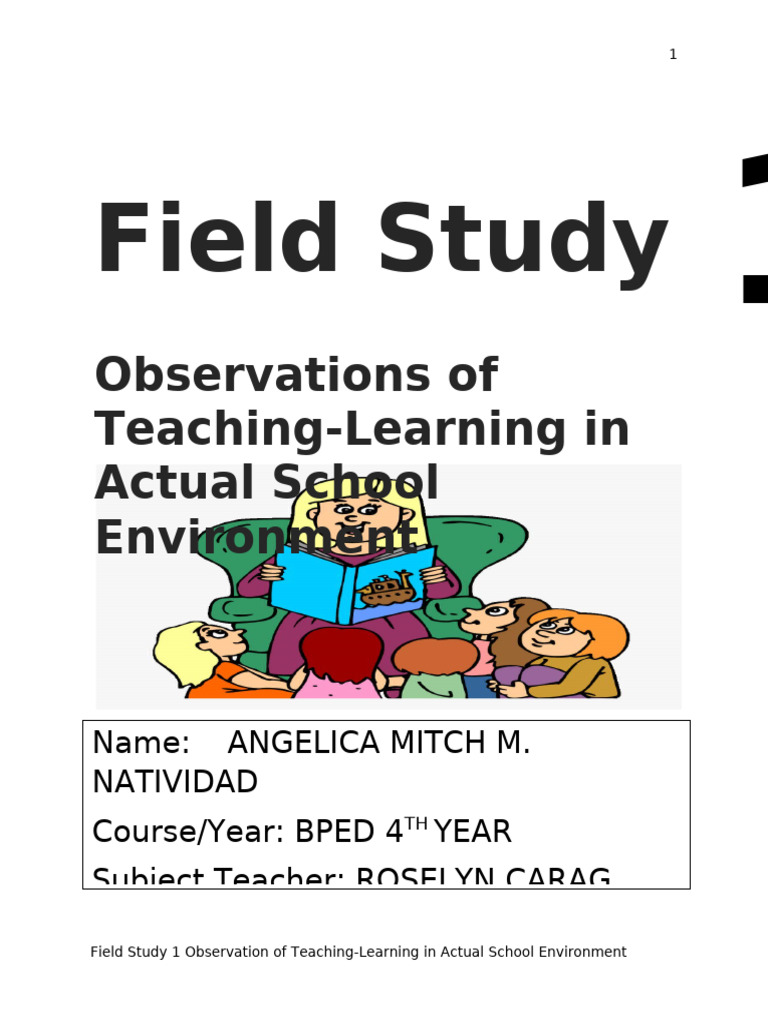 FS 1 Module 4 | PDF | Learning | Classroom