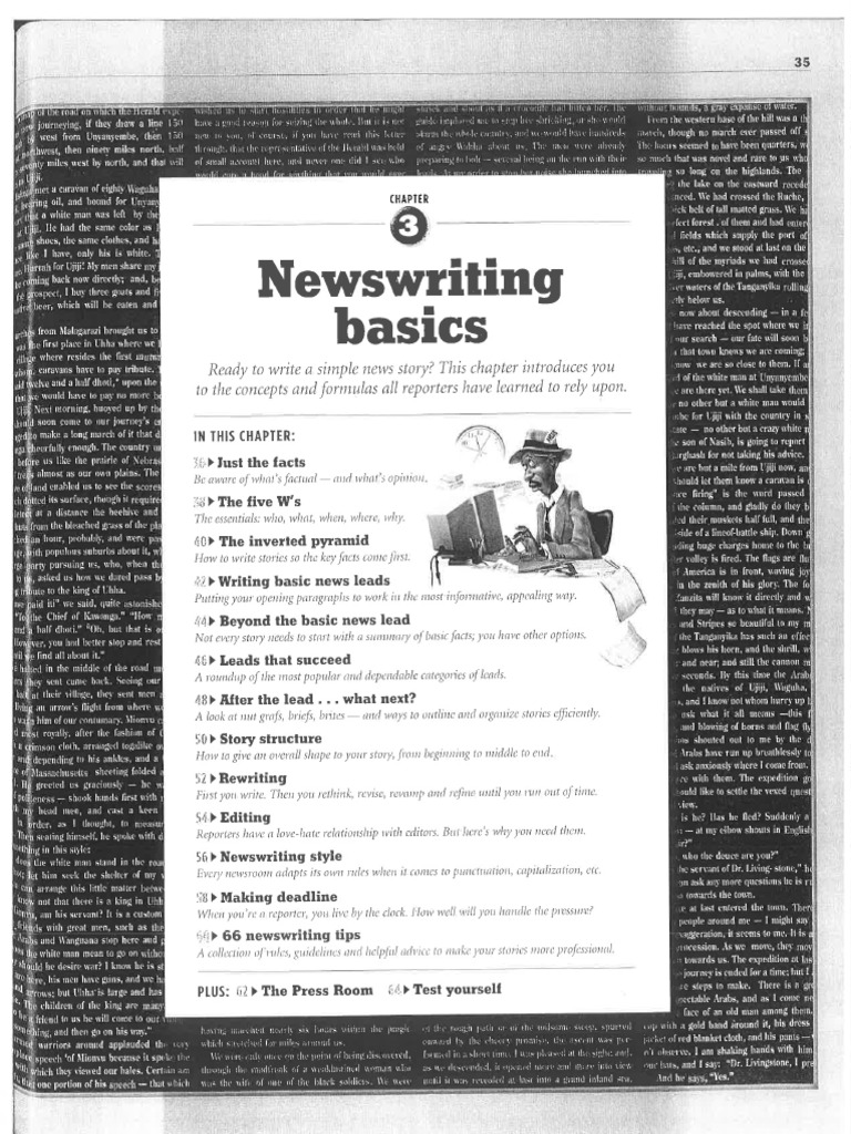 Chapter 3 Newswriting Basics | PDF