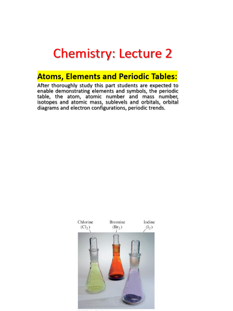 Chemistry Part 2 2023 | PDF | Atoms | Proton