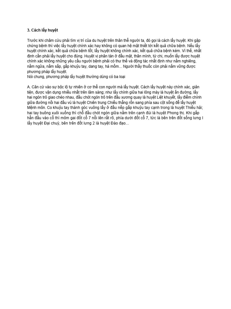 hjkkn Lấy Huyêtj | PDF