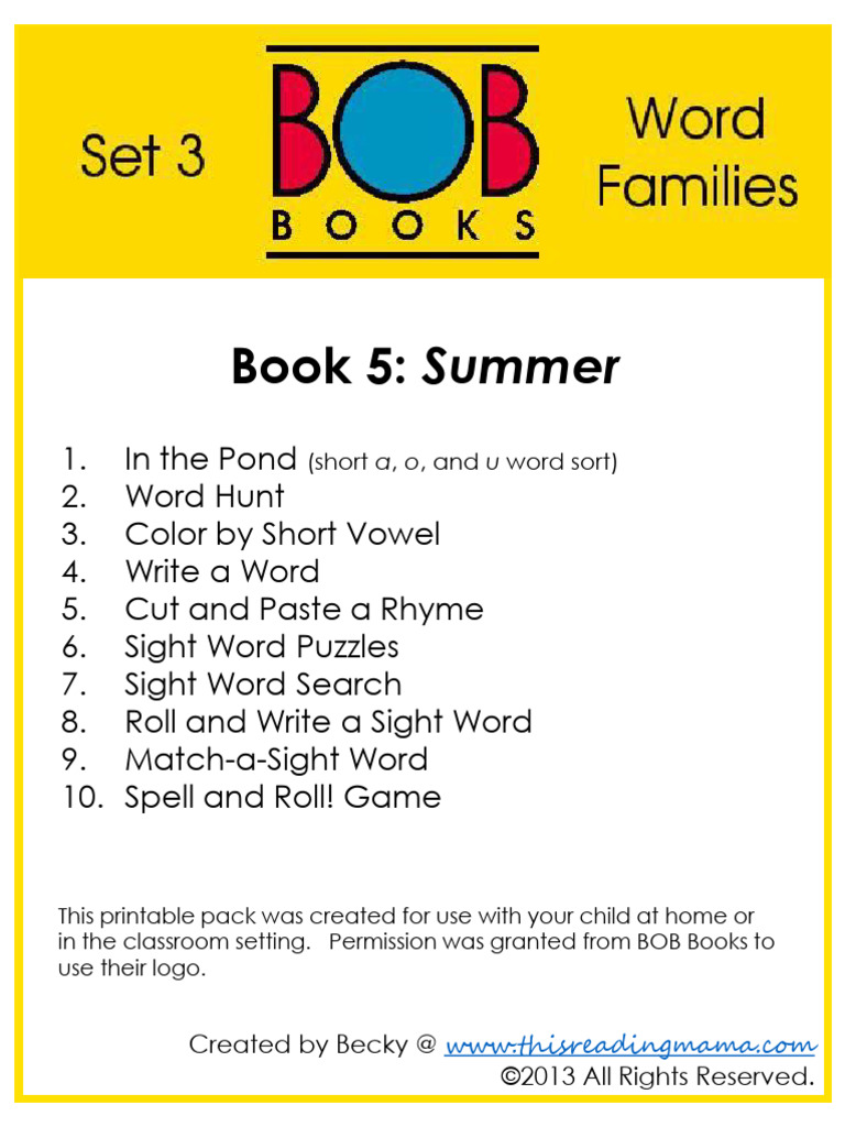 Summer Learning Activities for Kids | PDF