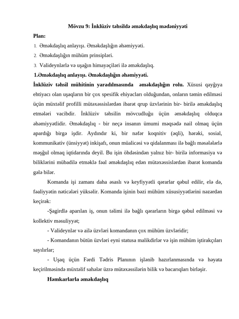 Ink Ve Ferd.telim Muh.9 | PDF