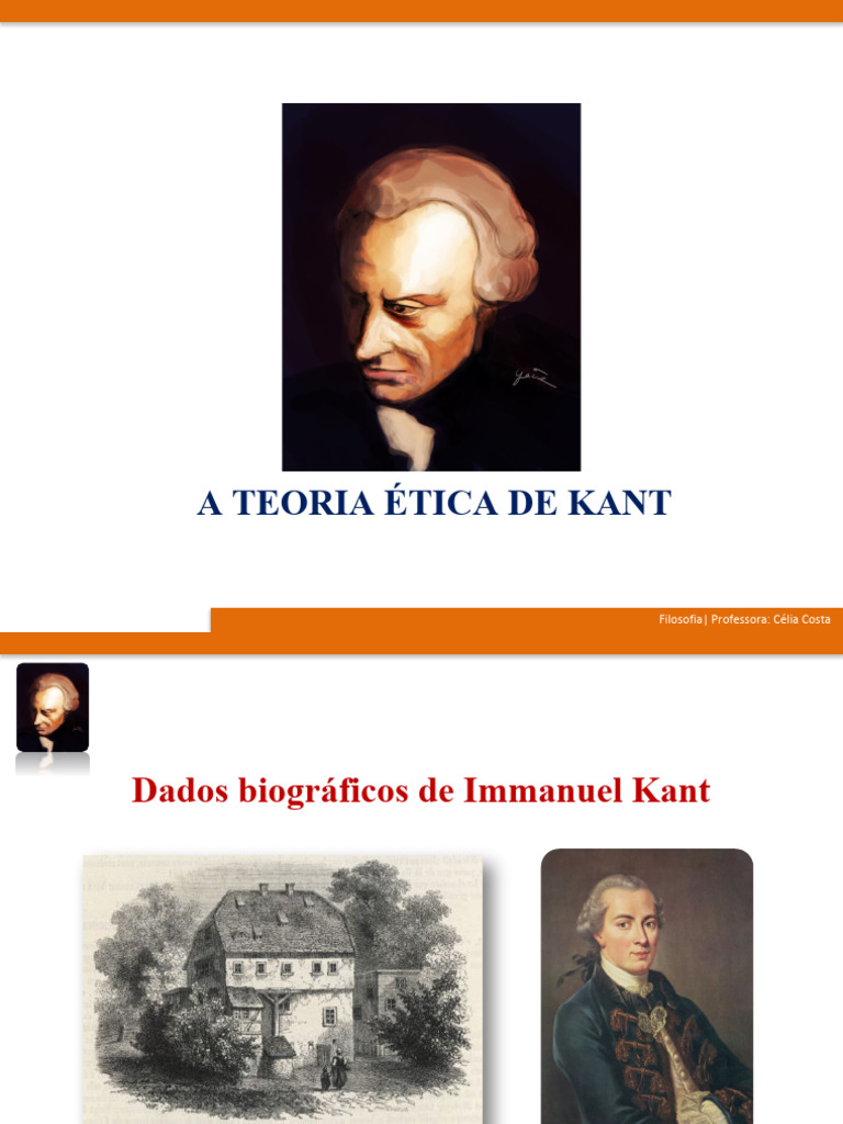 A Teoria Ética de Kant | PDF | Immanuel Kant | Moralidade