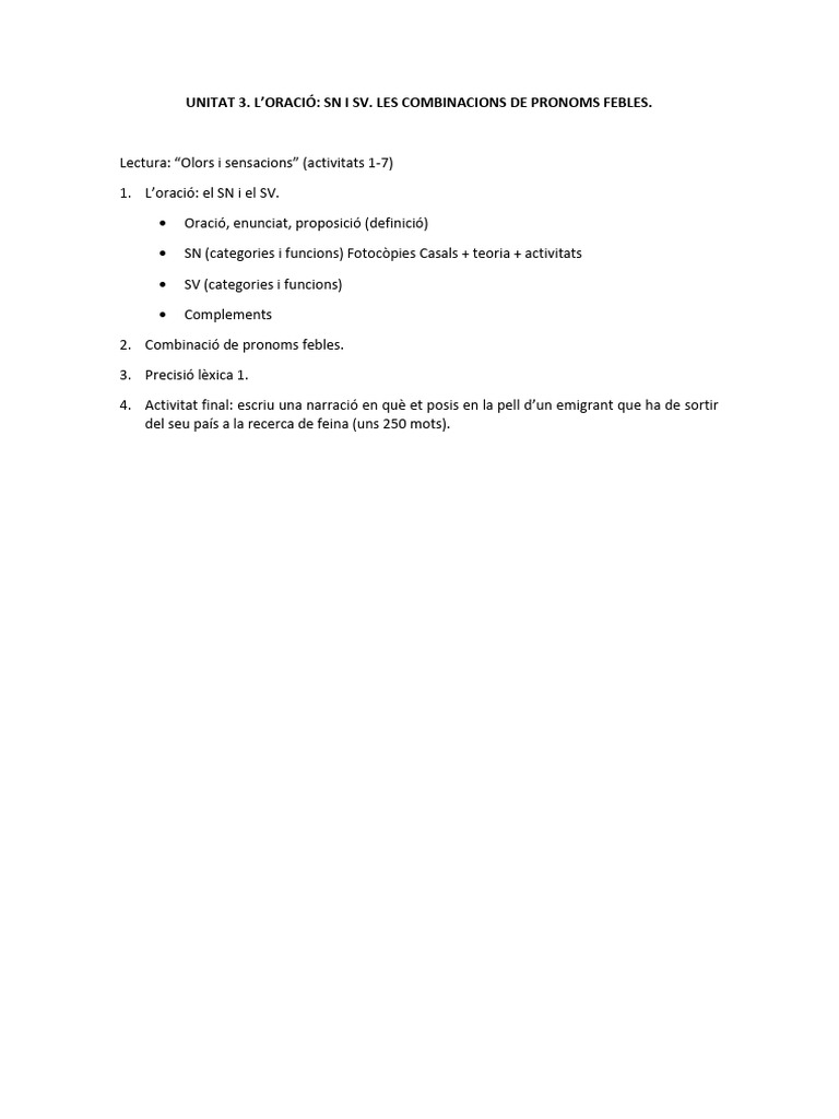 Dossier Unitat 3 | PDF