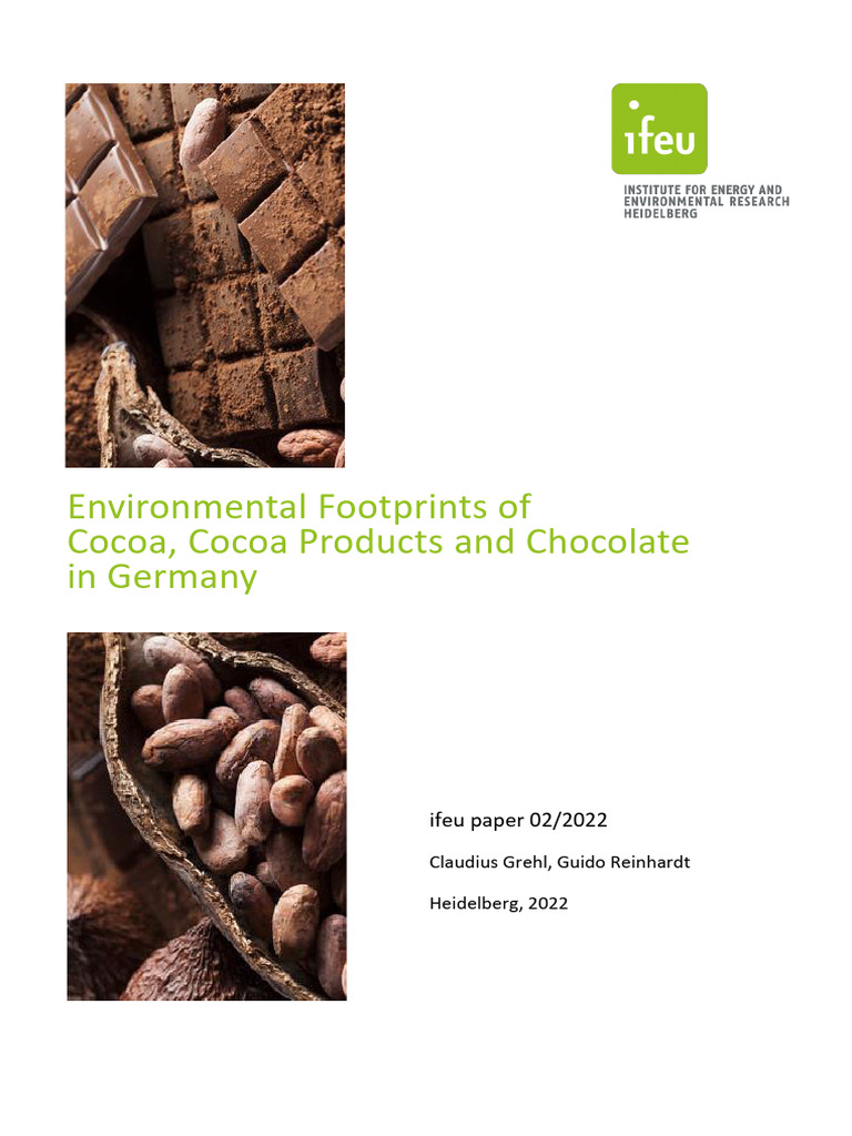 Cocoa Environmental Footprints in Germany | PDF | Cocoa Bean | Chocolate