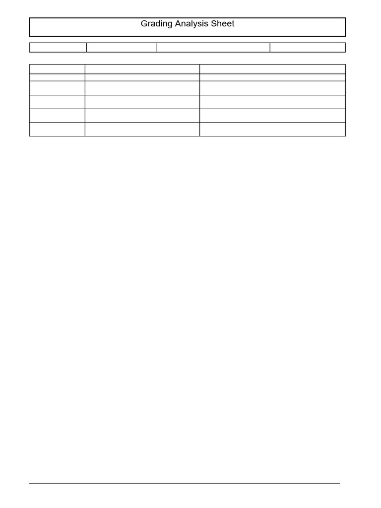 1014878-Grading Analysis Sheet | PDF